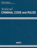 Federal Criminal Code and Rules by West Publishing Group (Creator ...