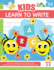 Learn To Write For Kids Ages 3-5: Writing Book For 3-5 Year Old ...